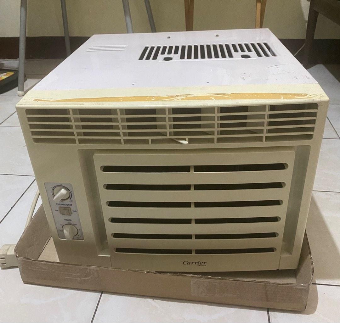 Carrier Optima 1HP Window-type Aircon, TV & Home Appliances, Air ...