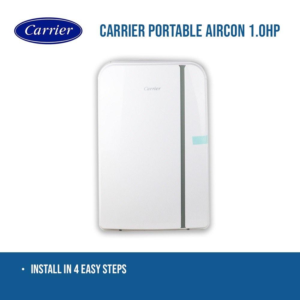 Carrier Portable Aircon, 1.0 hp, PDCAR009CO, TV & Home Appliances, Air ...