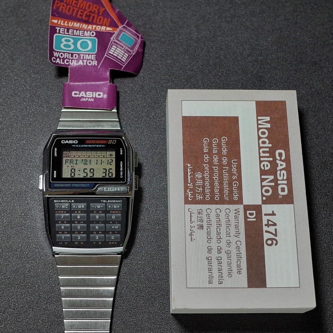 全新罕有！Casio 90年代存貨！經典計數機 商務型腕錶！, 名牌, 手錶 - Carousell