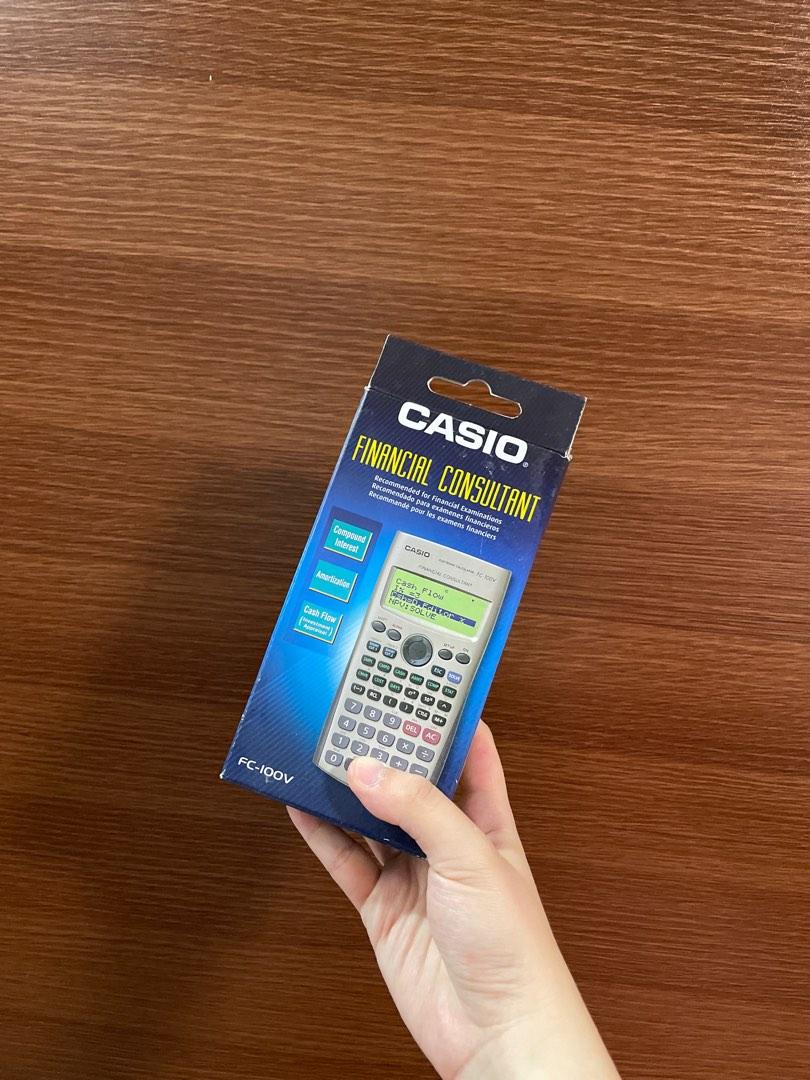 CASIO FC-100V Financial Calculator, Hobbies & Toys, Stationery & Craft ...