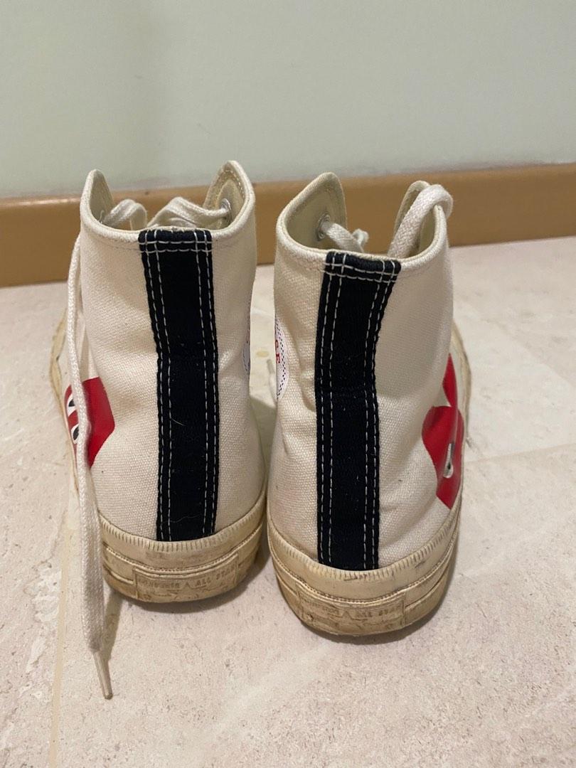CDG x converse high cut (Authentic), Men's Fashion, Footwear, Sneakers ...
