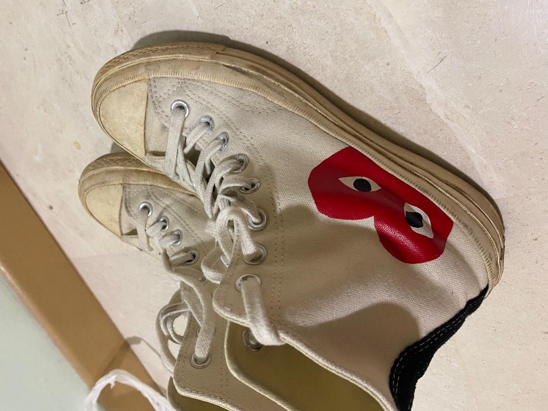 CDG x converse high cut (Authentic), Men's Fashion, Footwear, Sneakers ...