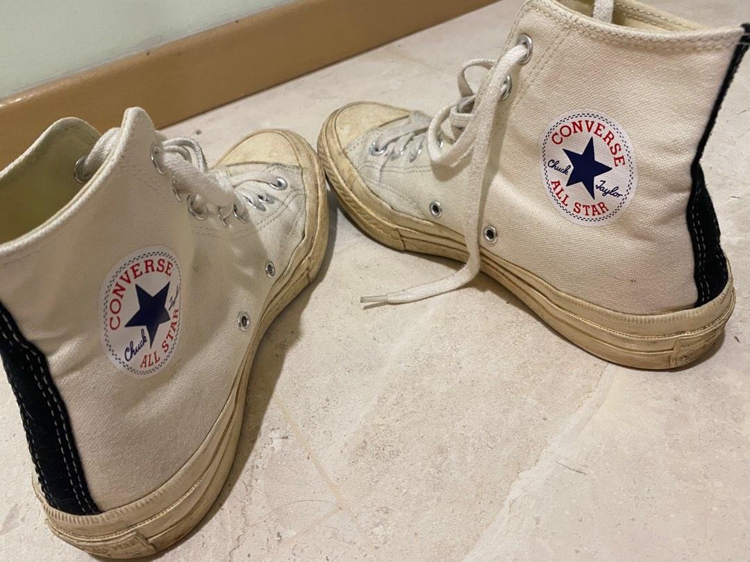 CDG x converse high cut (Authentic), Men's Fashion, Footwear, Sneakers ...