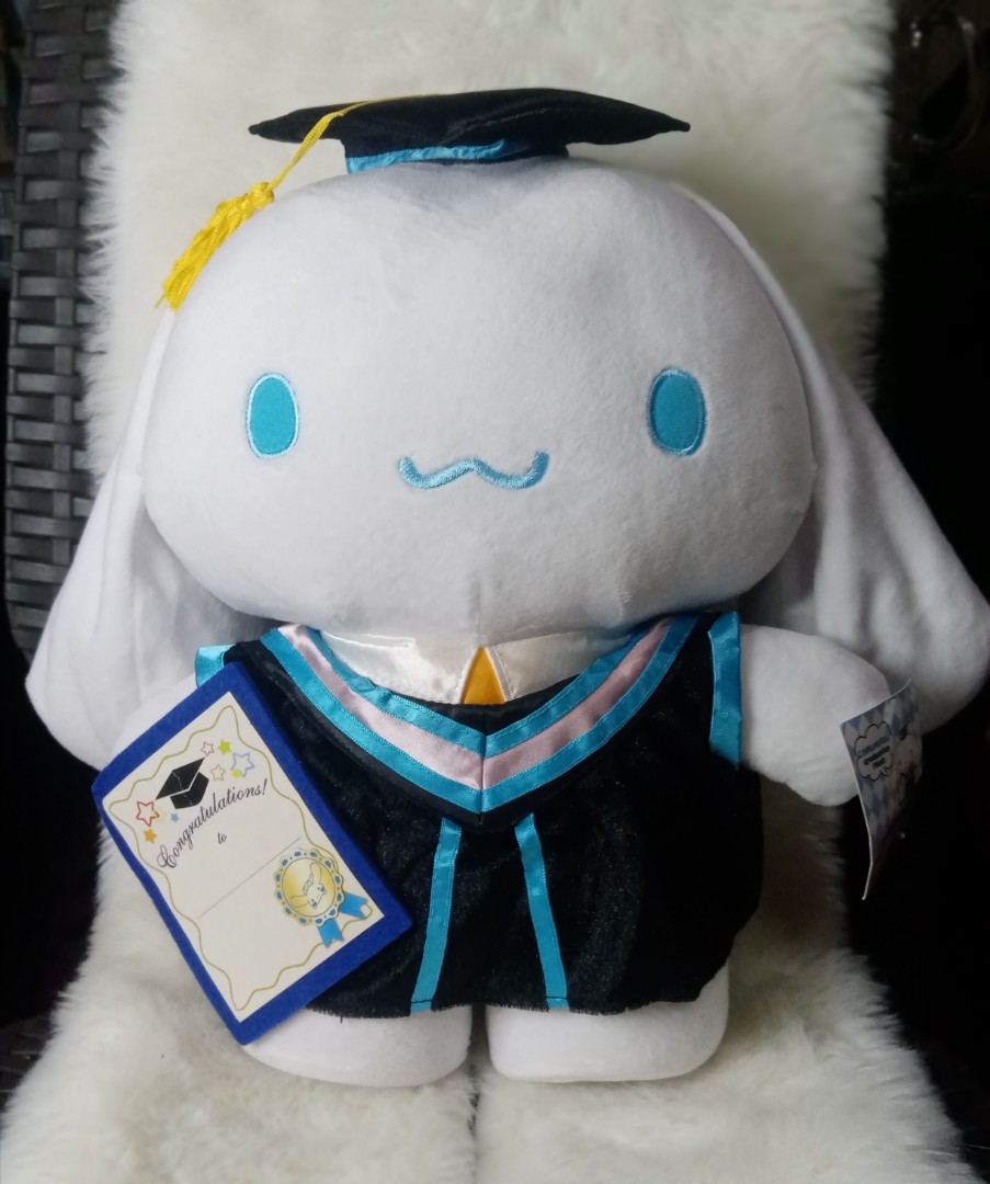 Cinnamoroll Graduation plush, Hobbies & Toys, Toys & Games on Carousell