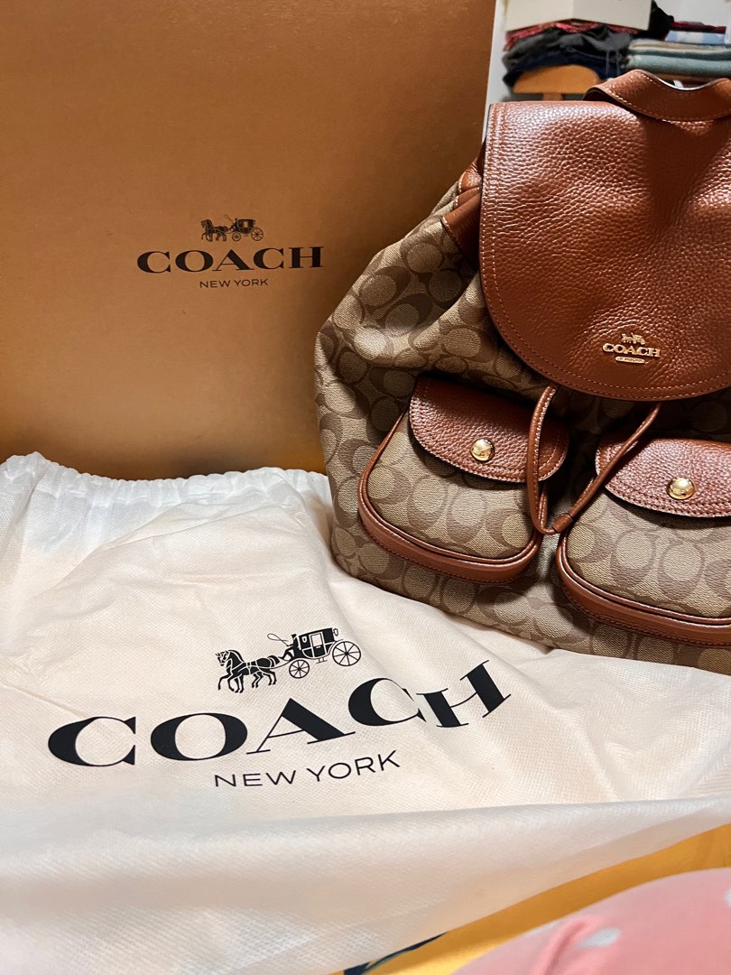 Coach Back pack, Luxury, Bags & Wallets on Carousell