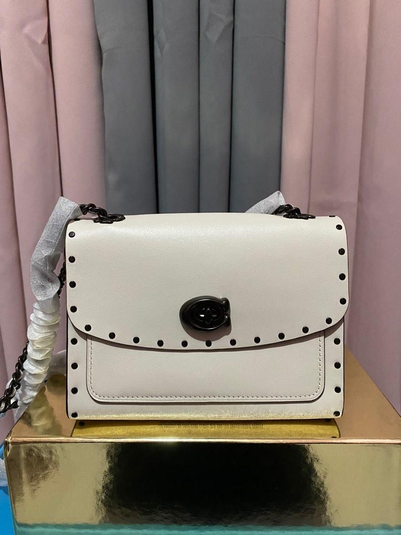 Coach Parker 18 with Rivets, Luxury, Bags & Wallets on Carousell