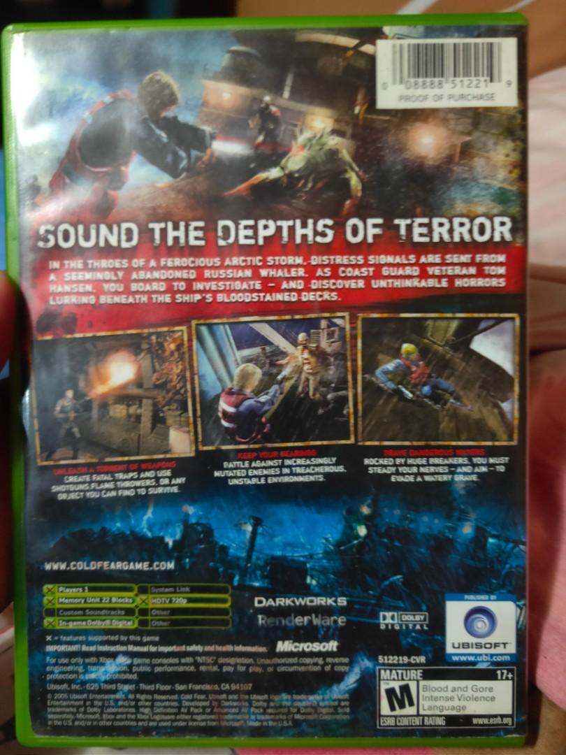 Cold Fear Xbox NTSC, Video Gaming, Video Games, Xbox on Carousell