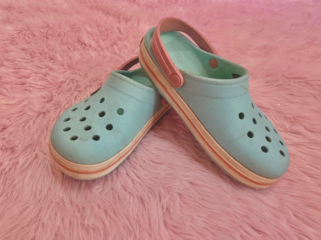 CROCS Light Blue for Kids (C13), Babies & Kids, Babies & Kids Fashion ...