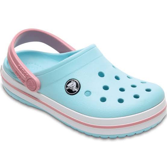 CROCS Light Blue for Kids (C13), Babies & Kids, Babies & Kids Fashion ...