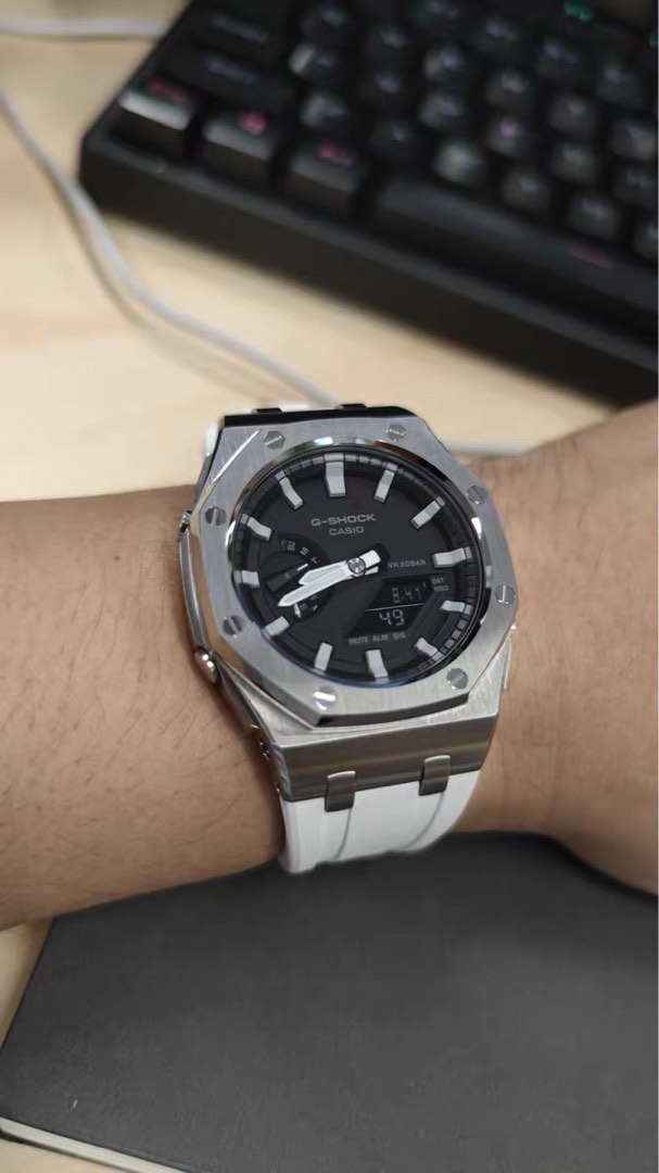 Custom v9 diver gshock Casioak ga2100 ga2110 mod custom, Men's Fashion ...