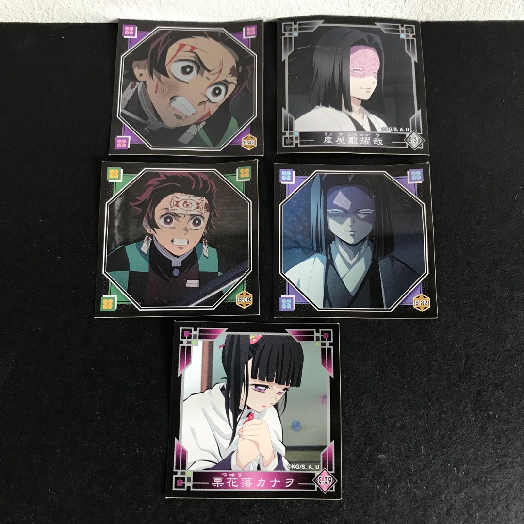 Demon Slayer Kimetsu No Yaiba Sticker Pack 5Pcs Kanao Tanjiro, Hobbies ...