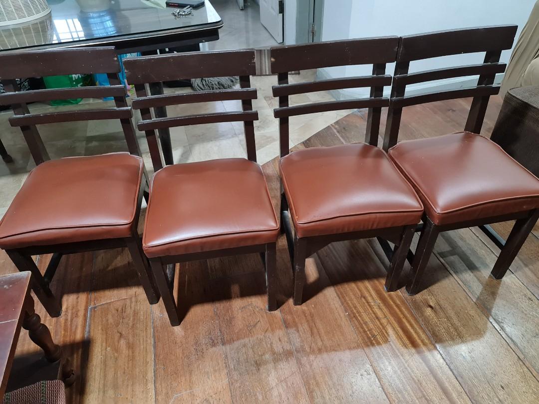 MARKED DOWN SALE!!! WITH FREEBIE Dining chairs, solid wood SET ...
