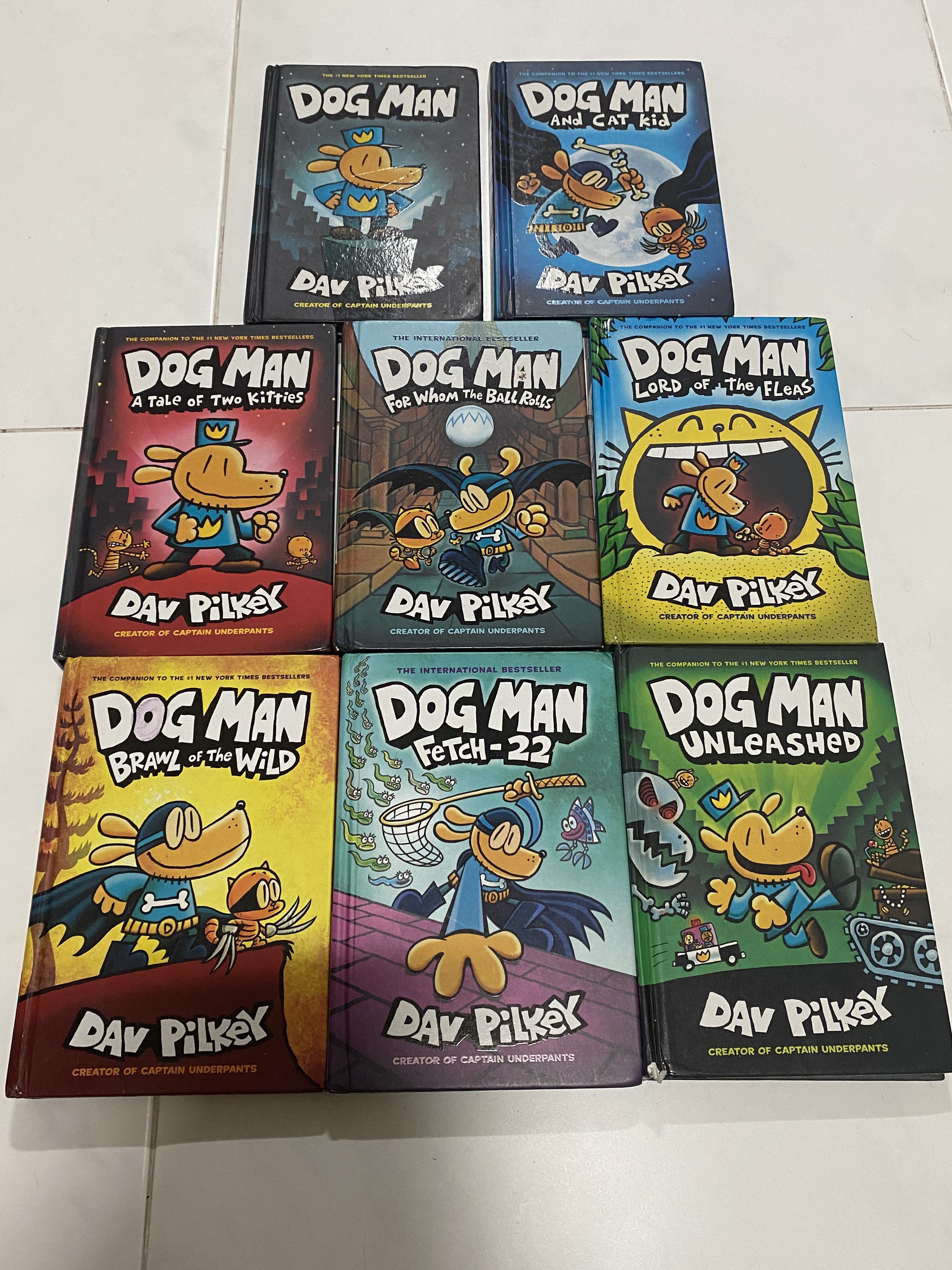 Dog man hard cover books selling cheap!, Hobbies & Toys, Books ...