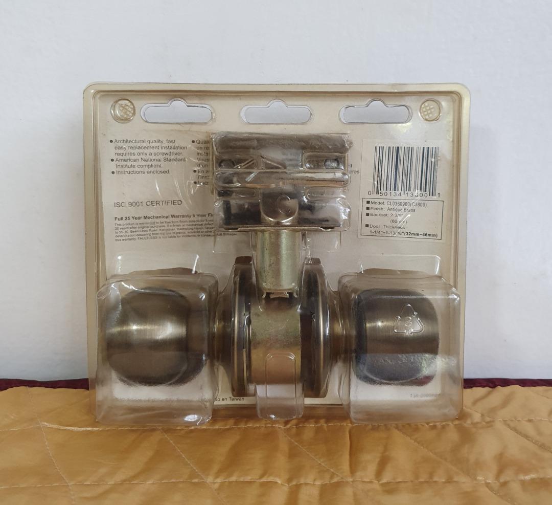 Doorknob Faultless Brand, Furniture & Home Living, Security & Locks ...