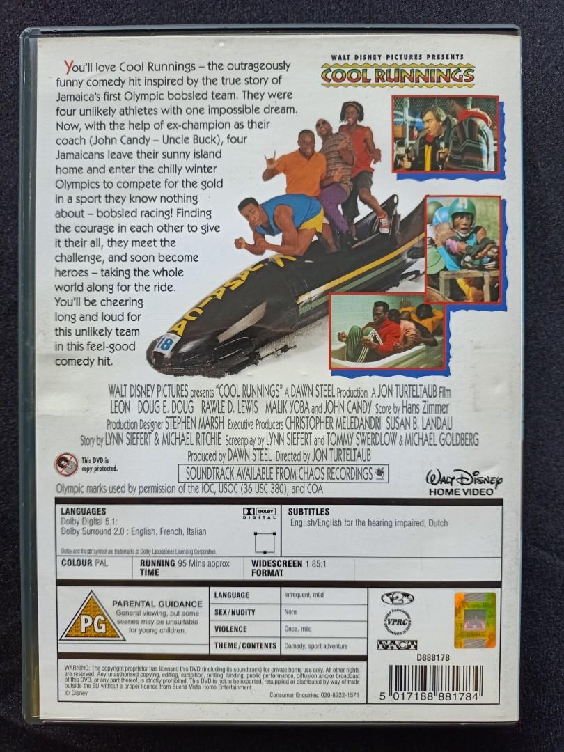 DVD Cool Runnings, Hobbies & Toys, Music & Media, CDs & DVDs on Carousell