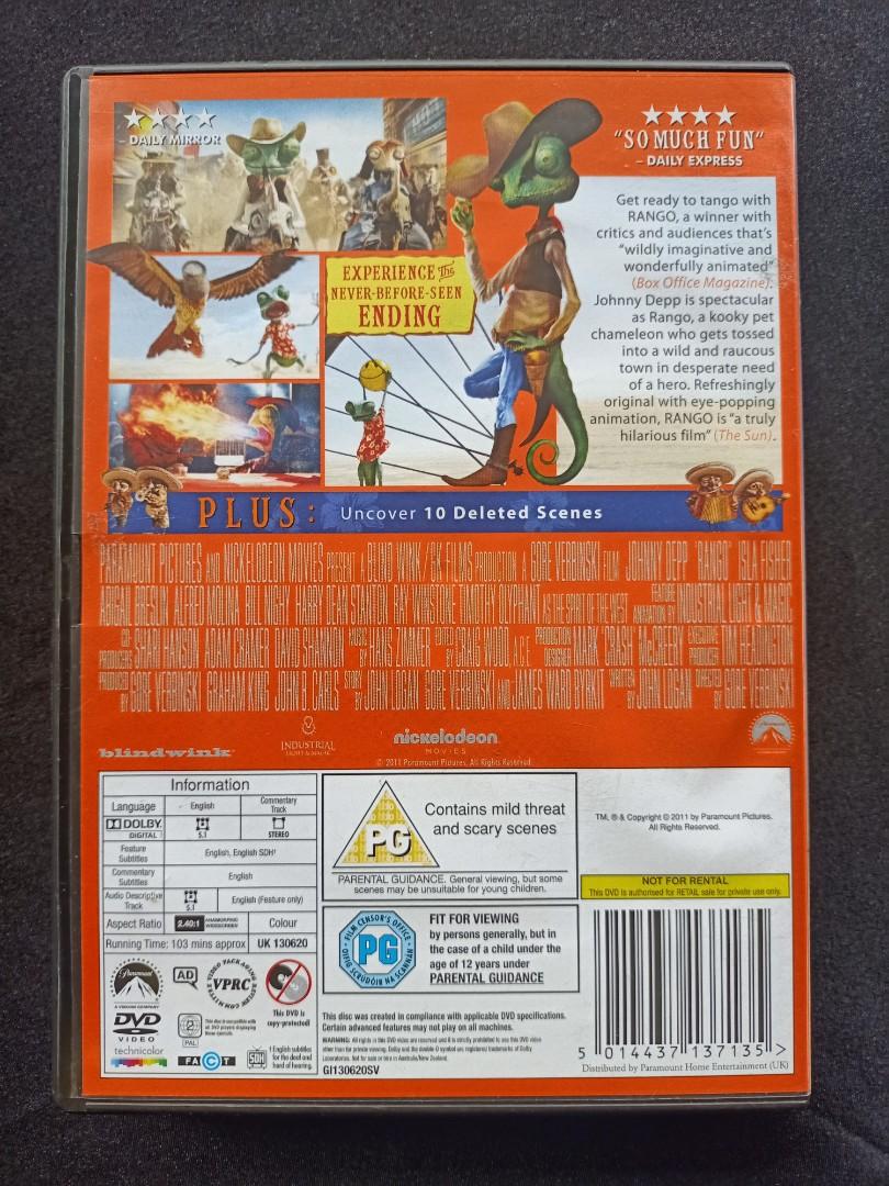 rango dvd uk