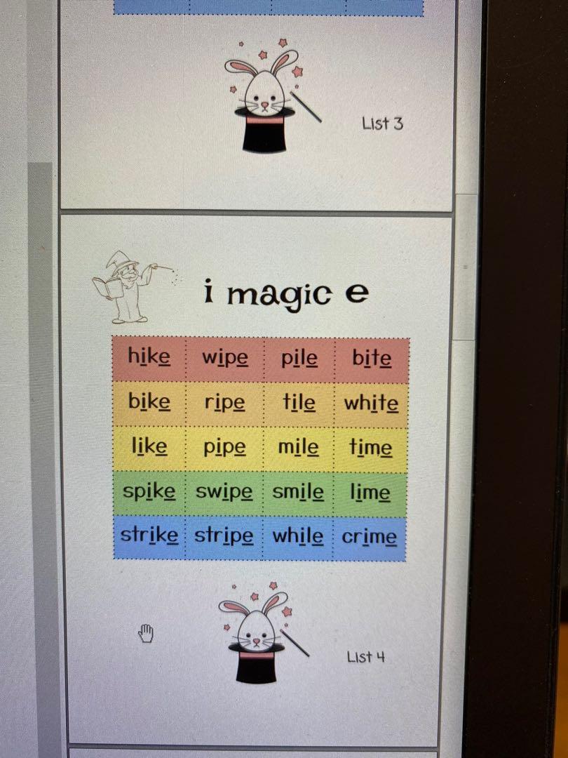 Dyslexia - Sight word & Magic-E word lists, Hobbies & Toys, Books ...