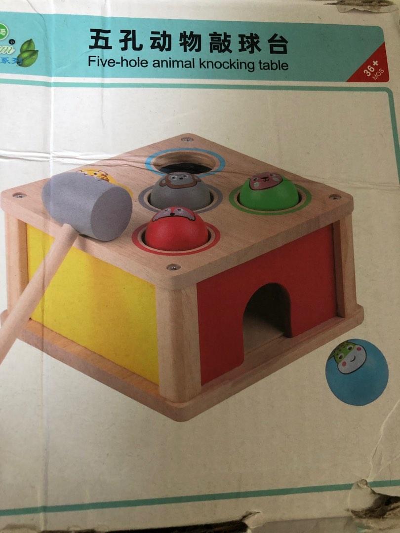 Early development wooden knocking toy, Babies & Kids, Infant Playtime ...