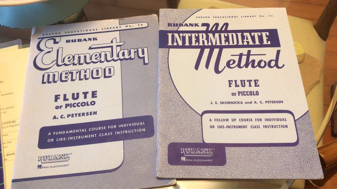 Elementary method flute / intermediate method flute, 興趣及遊戲, 書本 & 文具 ...