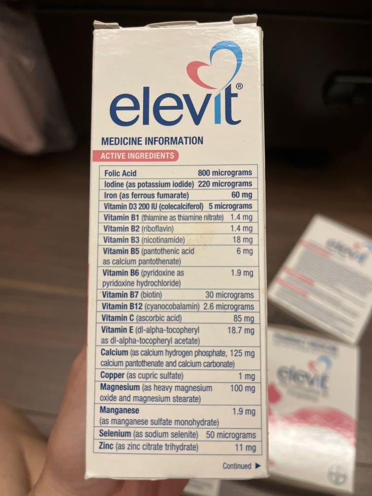 Elevit Pre-conception & Pregnancy, Babies & Kids, Nursing & Feeding ...