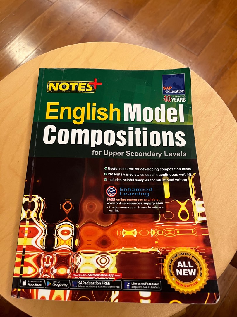 English model composition for upper secondary levels, 興趣及遊戲, 書本 & 文具 ...