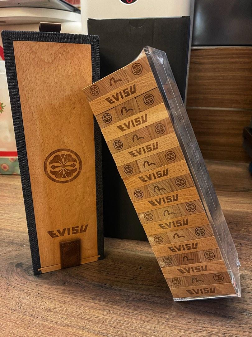 EVISU Jenga Game wooden Blocks set - Limited edition, Hobbies & Toys ...