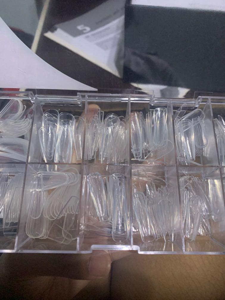 Fake nails - big box of transparent nails, Beauty & Personal Care ...