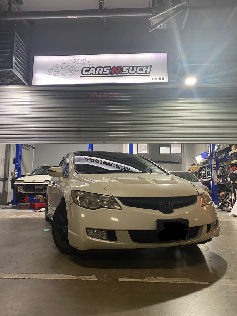 Dekit Sales Honda Civic FD1 FD FD2 FD3 FD4, SUMMIT strut bar, vented bonnet, mugen sideskirt ...