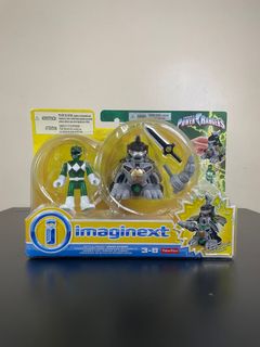 MMPR Fisher Price Imaginext Power Rangers Battle Armor Yellow Ranger ...