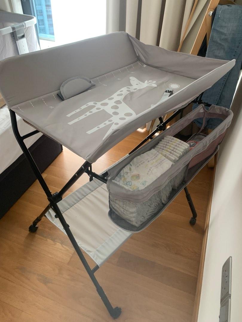 Foldable changing table, Babies & Kids, Bathing & Changing, Changing ...