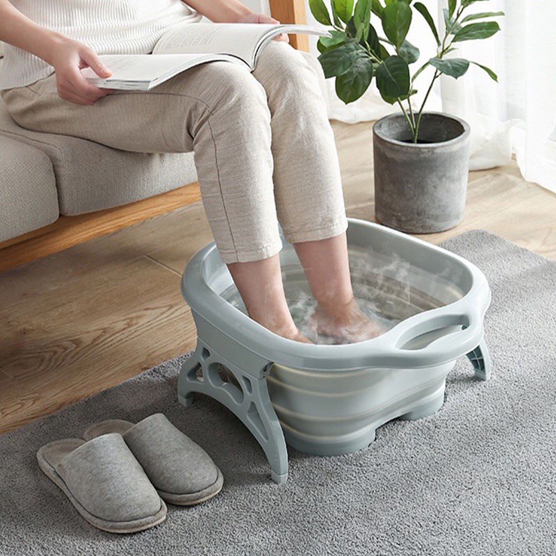 Foldable Foot Basin Foot Spa Massage Basin Folding Basin Healthy Foot ...