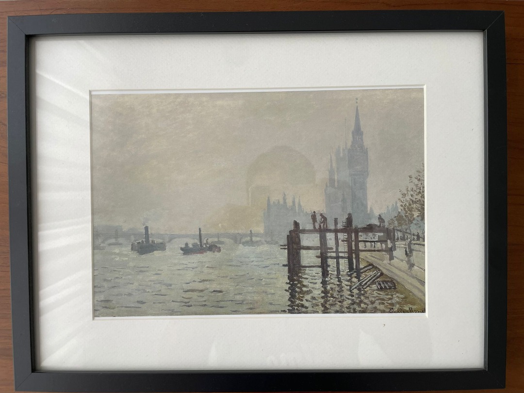 Frame picture of 19th century London, Furniture & Home Living, Home ...