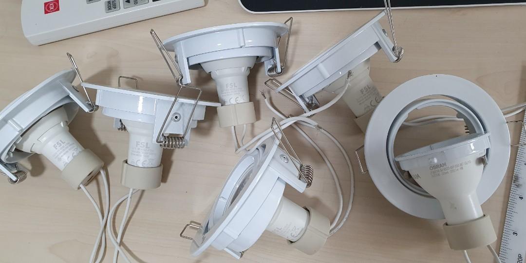 FSL / Osram LED Downlight Sportlight GU10 5w / 6w 3000k / 4000k with ...