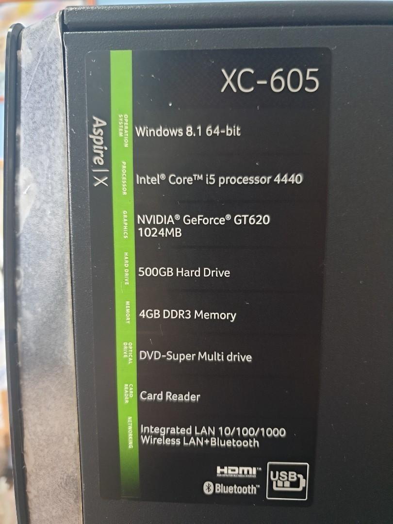 FULL COMPUTER SET-UP ACER CPU AND HP MONITOR, Computers & Tech ...