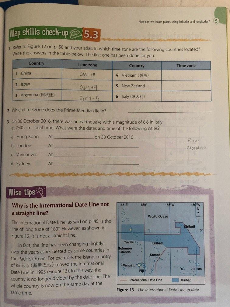 Geography Map Reading Skills 1,2, 興趣及遊戲, 書本 & 文具, 書本及雜誌 - 補充練習 - Carousell