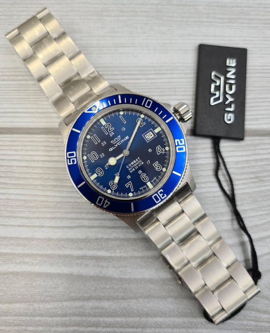 GLYCINE COMBAT SUB AUTOMATIC BRAND NEW ORIGINAL, Luxury, Watches on ...