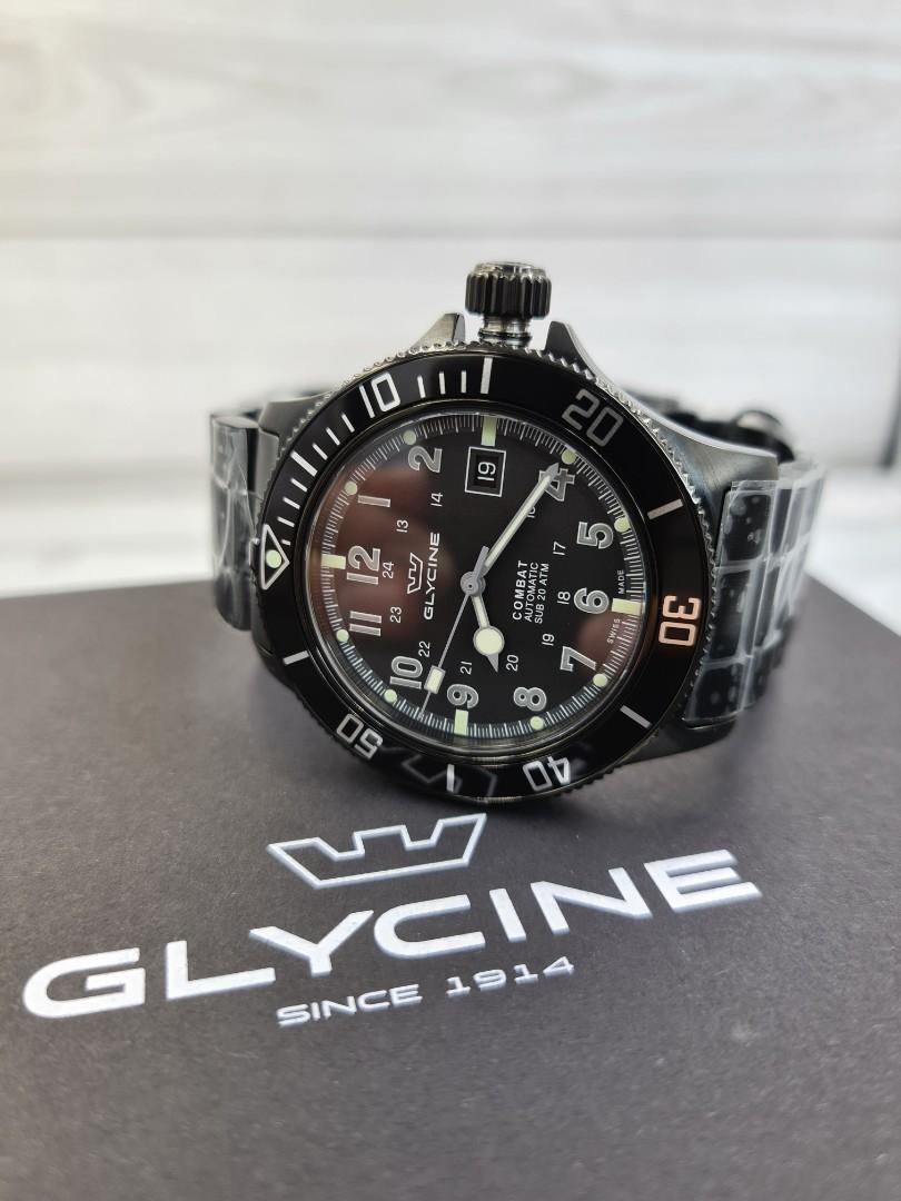 GLYCINE COMBAT SUB AUTOMATIC BRAND NEW ORIGINAL, Men's Fashion, Watches ...