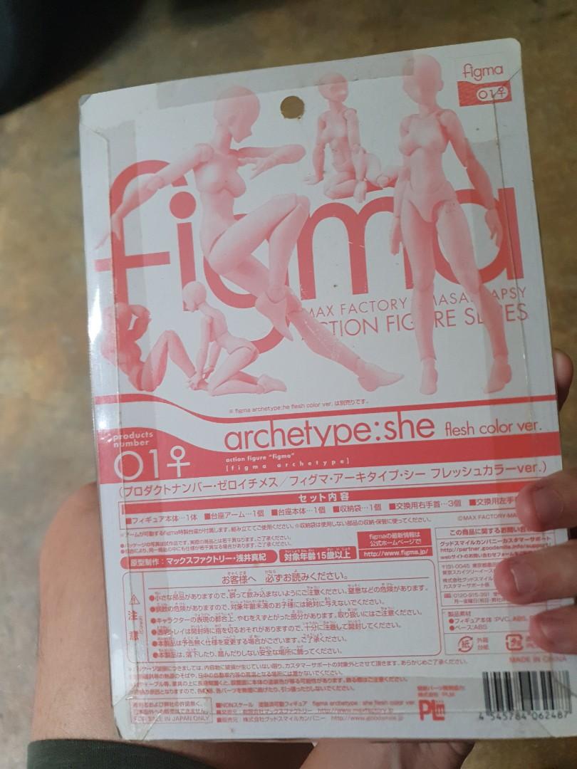 GSC figma archetype she female figure, Hobbies & Toys, Toys & Games on ...