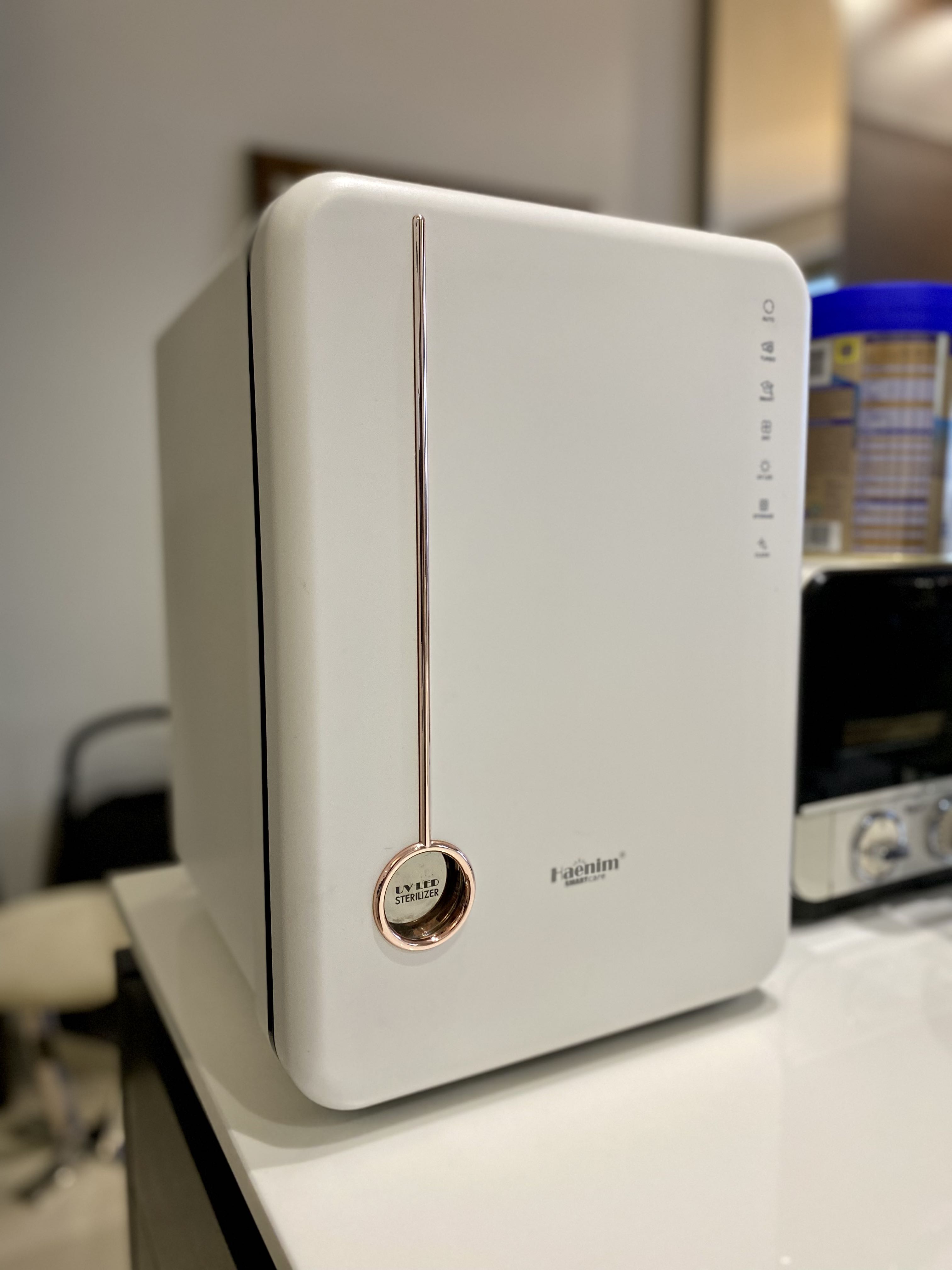 Haenim 4g plus sterilizer white with rose gold, Babies & Kids, Nursing ...