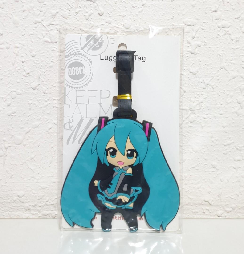 Hatsune Miku Luggage Tag, Hobbies & Toys, Travel, Travel Essentials ...