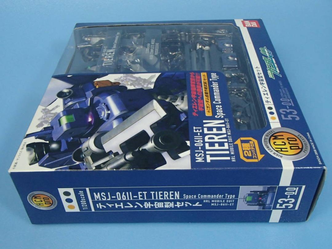 HCM Pro 53-00 高達00 鐵人 宇宙型 指揮官 藍色 TIEREN 萬代, 興趣及遊戲, 玩具 & 遊戲類 - Carousell