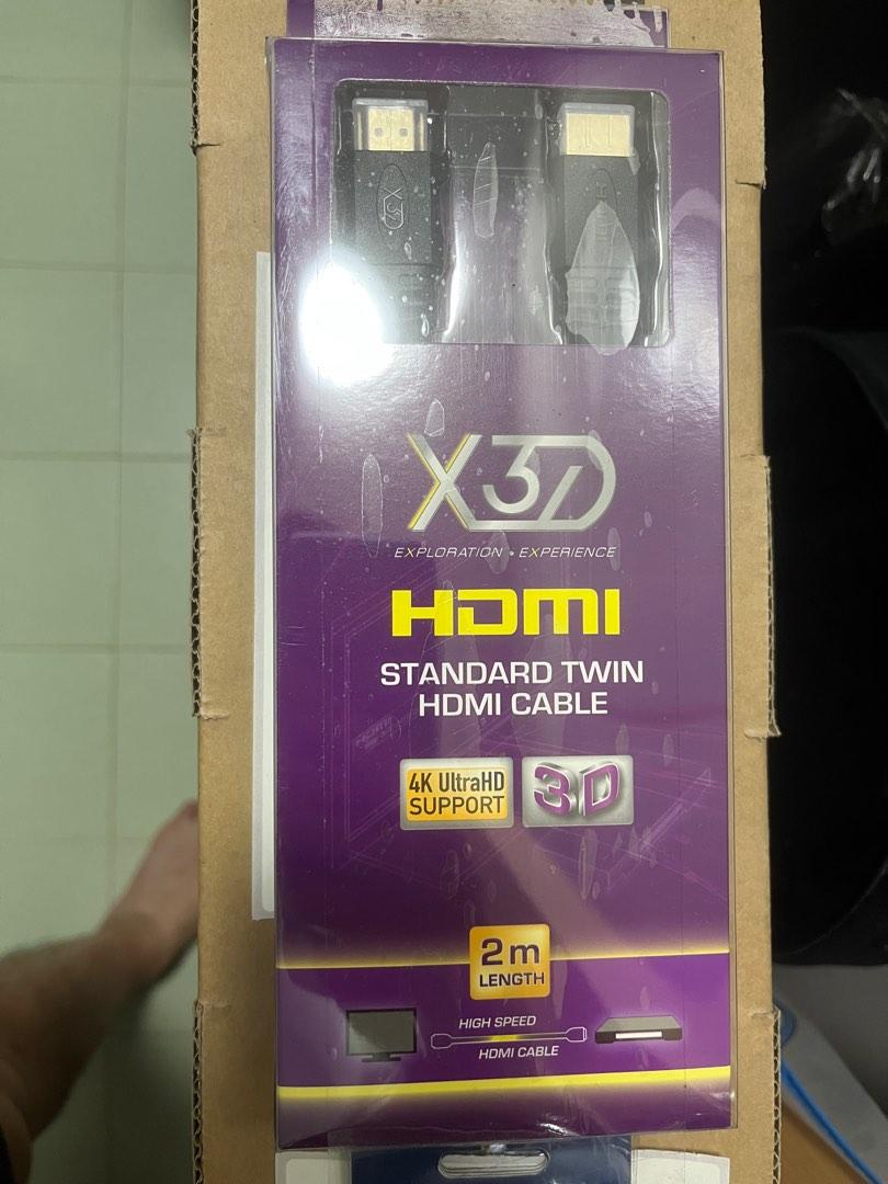 HDMI 2m cable , EDT 1.5m cable and optical 2m cable, 家庭電器, 轉插器及插頭 ...