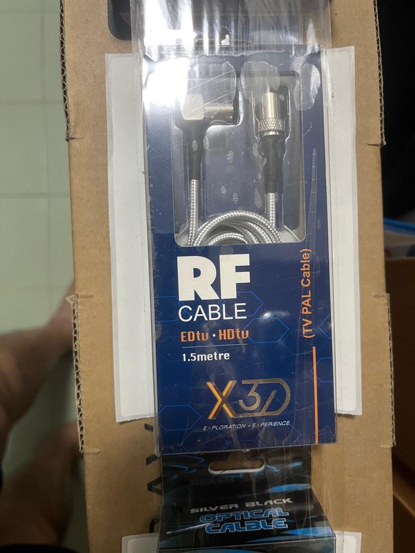 HDMI 2m cable , EDT 1.5m cable and optical 2m cable, 家庭電器, 轉插器及插頭 ...