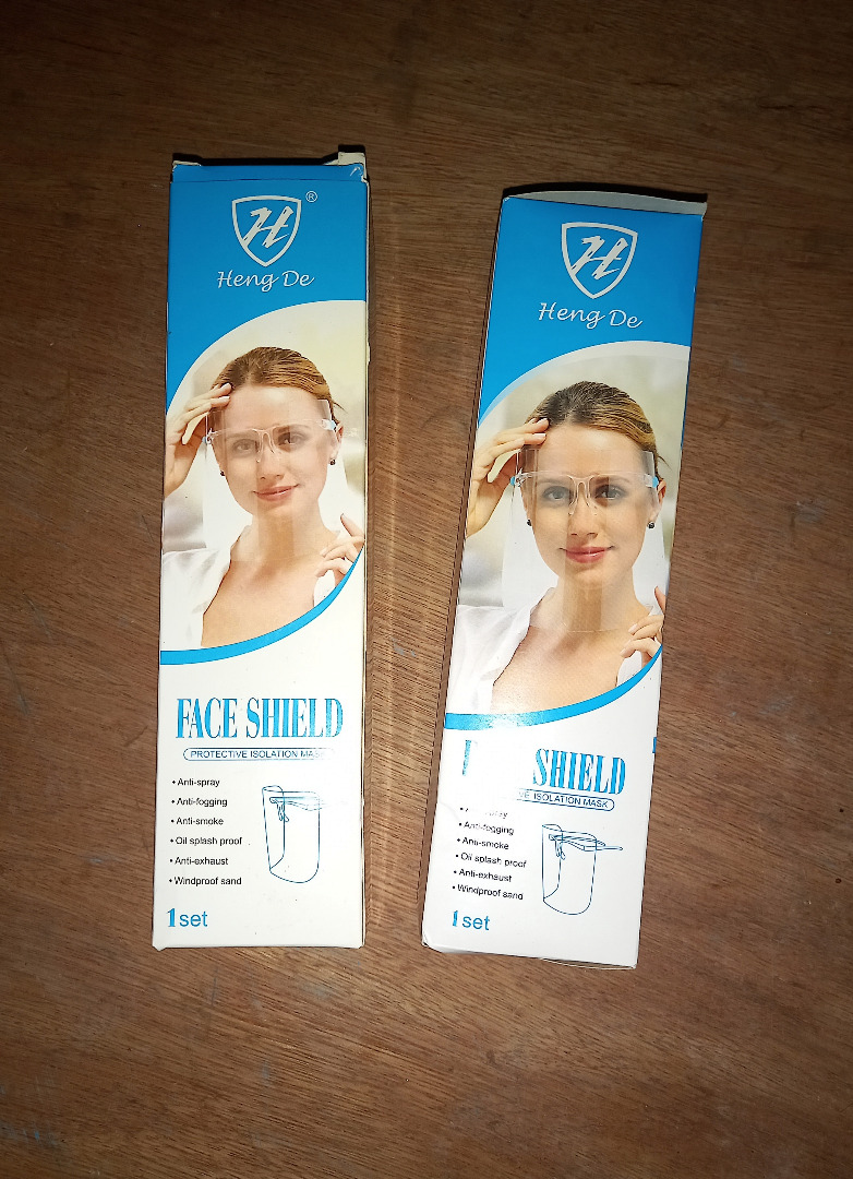 HENG DE Face shield, Health & Nutrition, Face Masks & Face Shields on ...