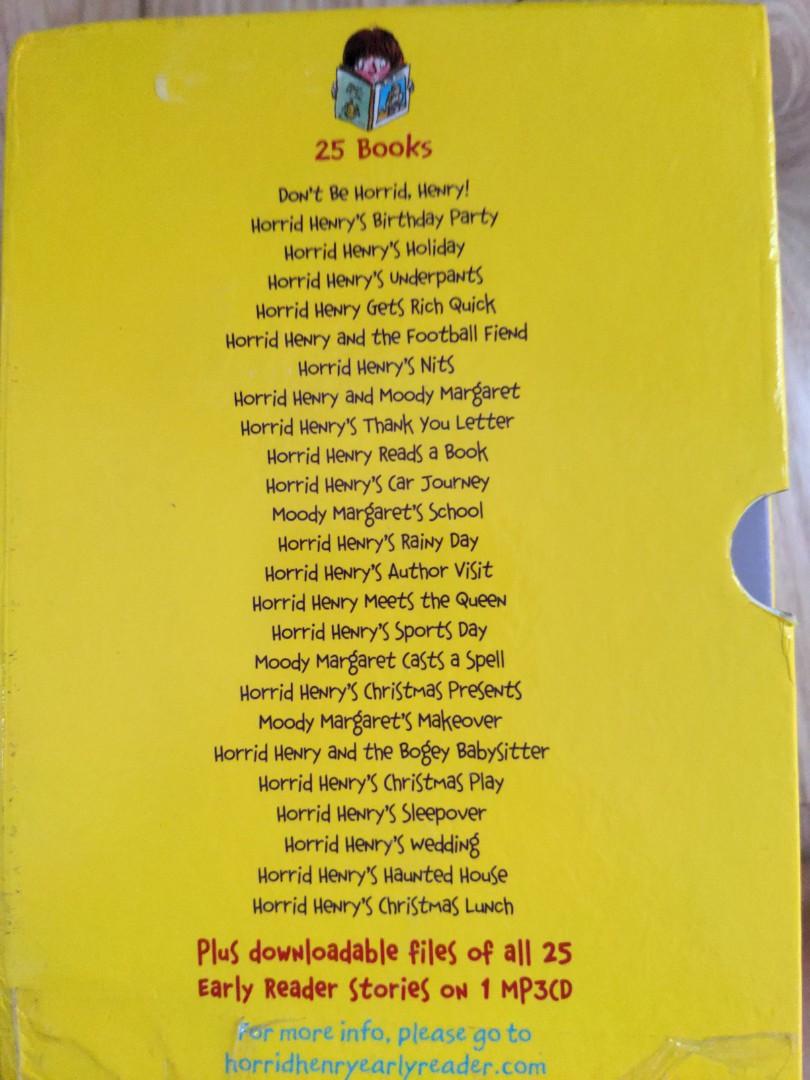 Horrid Henry Early Readers Box Set, Hobbies & Toys, Books & Magazines ...