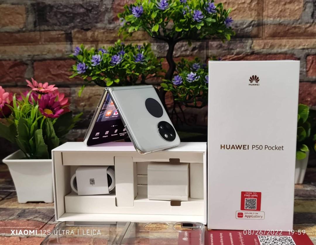 HUAWEI P50 POCKET 256GB/8GB GLOBAL COMPLETE PACKAGE GOOD AS NEW ...