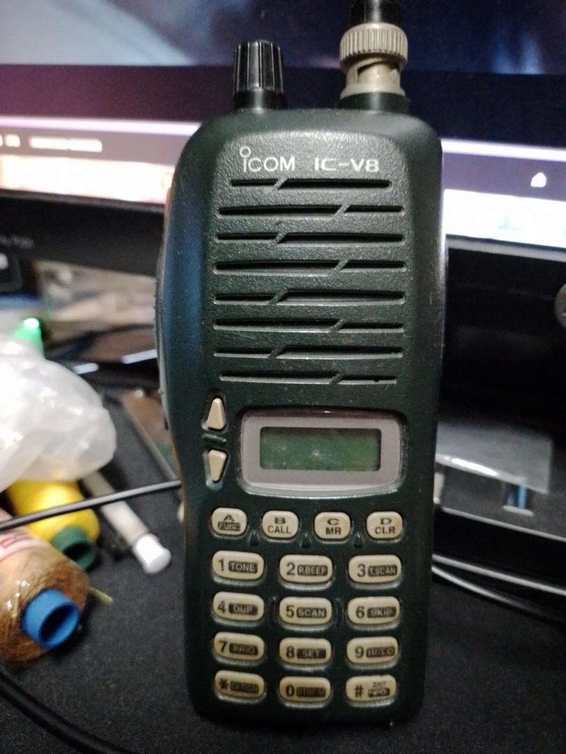 Icom Handy V-8 (Lalat Hijau), Mobile Phones & Gadgets, Walkie-Talkie on Carousell