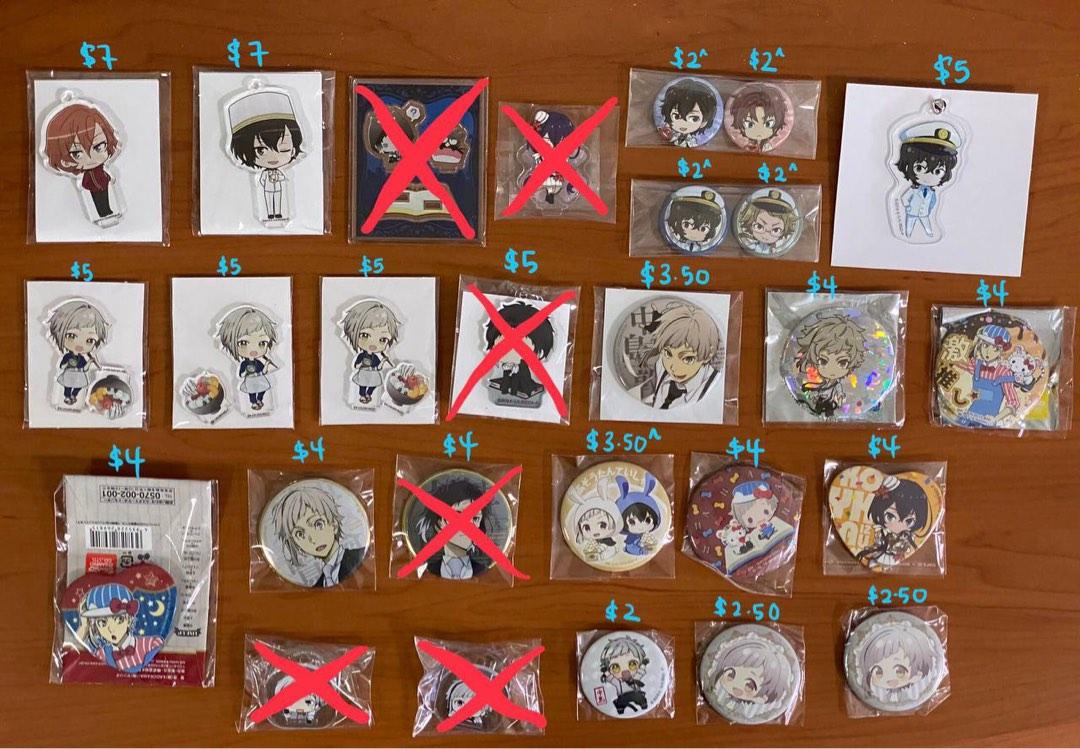 [INSTOCKS] BSD Bungo Bungou Stray Dogs Animate Point Exchange Acrylic ...