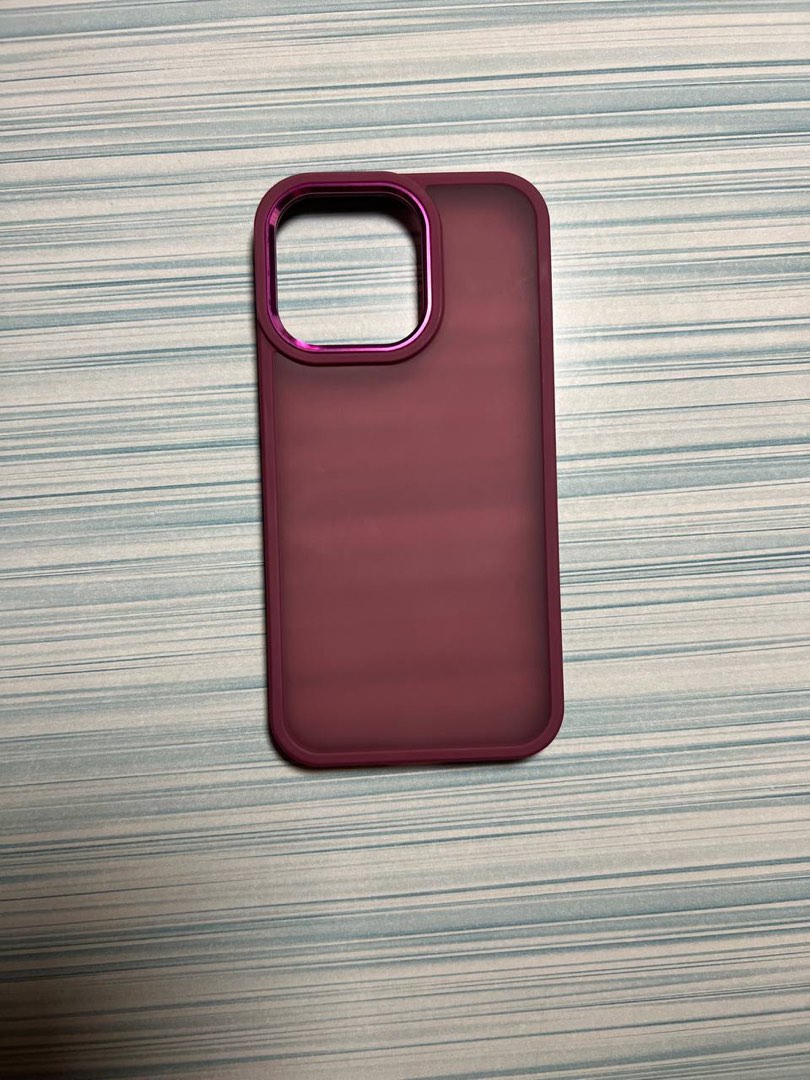 iPhone 13 Pro Casing (burgundy/maroon), Mobile Phones & Gadgets, Mobile ...
