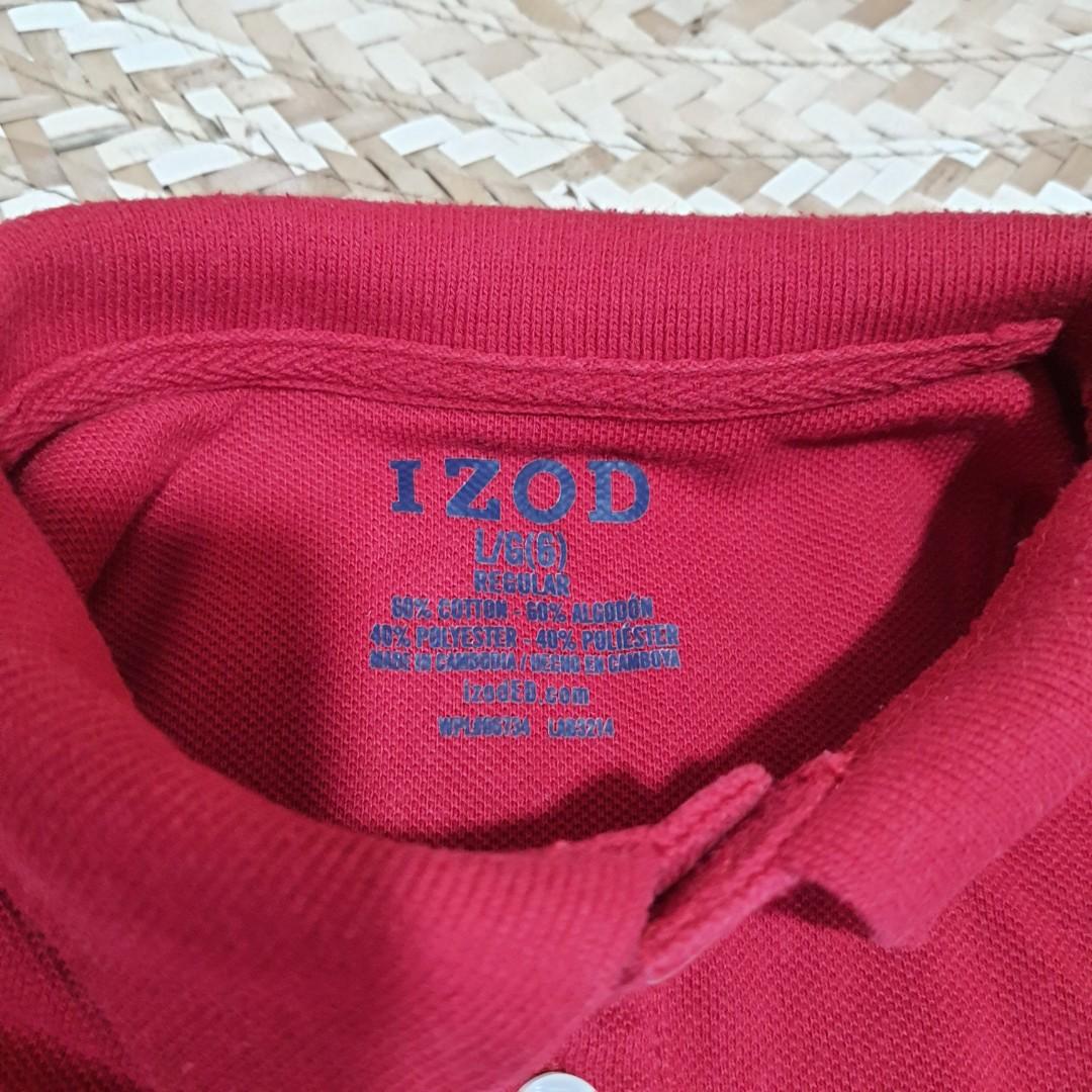 Izod polo shirt for boys, Babies & Kids, Babies & Kids Fashion on Carousell